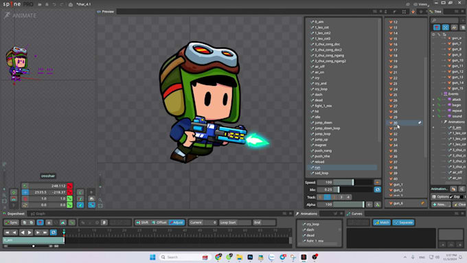 Make 2d animation for your 2d game character with spine by ...