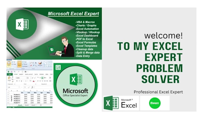 Solve your excel or google sheets challenges by Jackietim | Fiverr