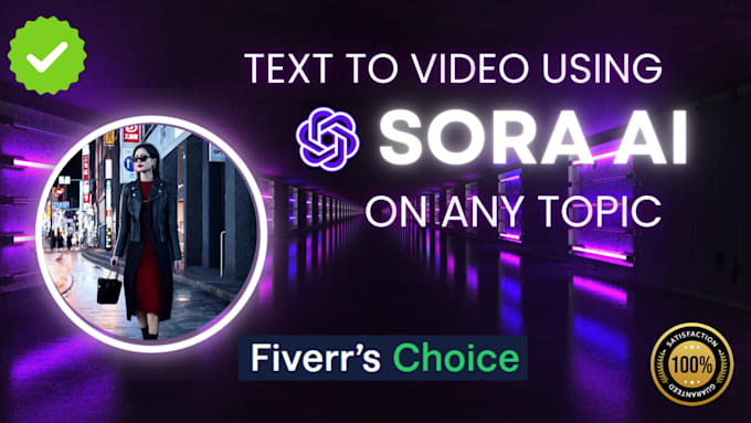 Create videos using sora ai by James9335 | Fiverr