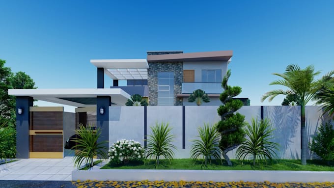 Create realistic architecture 3d renders by Abeelkhalil | Fiverr