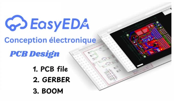 Design your pcb in easyeda by Hamza_akhyat | Fiverr