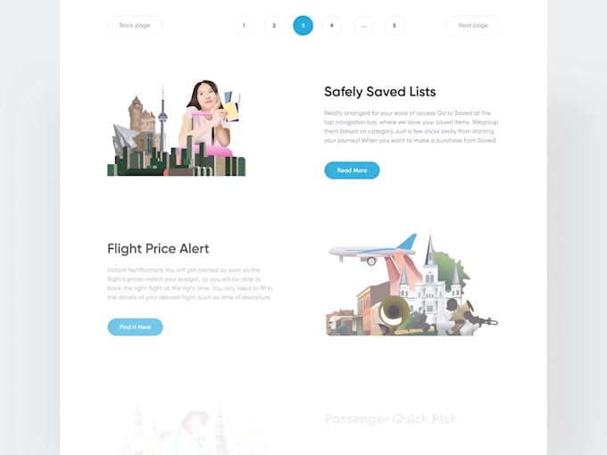 Design stunning travel agency website tour booking apl travel site by ...