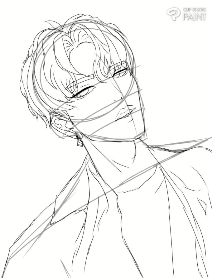 Digitally Draw Any Character You Want In Manhwa Style By Bad Sola Fiverr