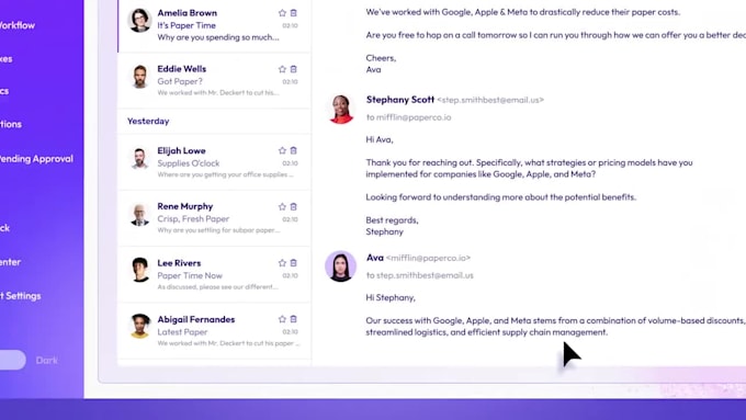 Create saas animation, saas video, animated software video, 2d and ui ...