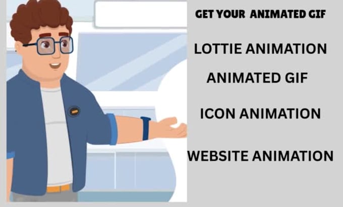 Motion graphics loop animated gif animation web animation lottie ...