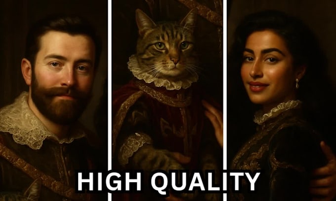Turn your photos into a medieval style digital portrait by Nostage | Fiverr