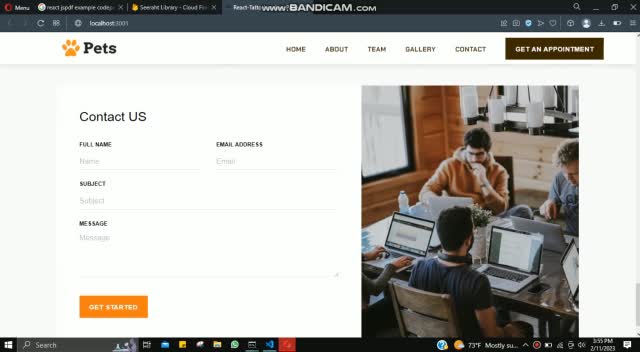 Creative react landing page design to showcase your brand by Syedinam22 ...