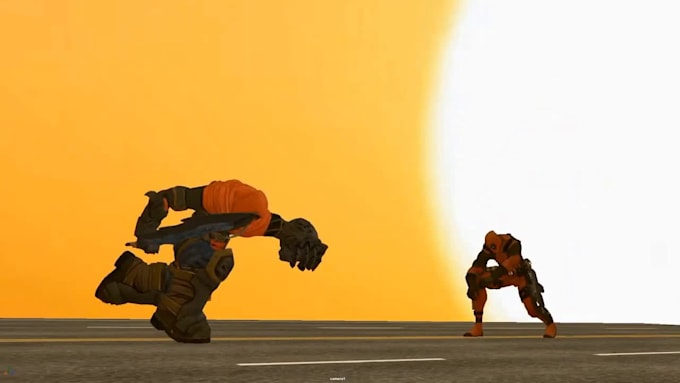 3d game trailer, character animation, 3d animation video, game human ...