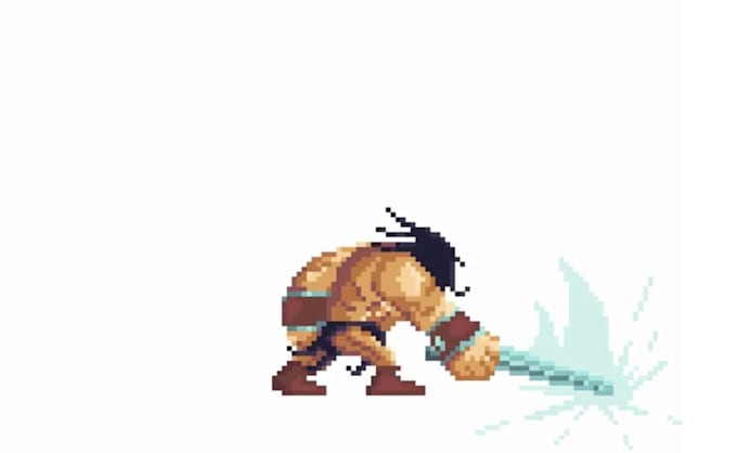 Draw pixel game art pixel character art 2d spritesheet pixel emotes ...