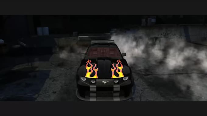 Do high quality 3d car chase animation, 3d car model, photo realistic ...