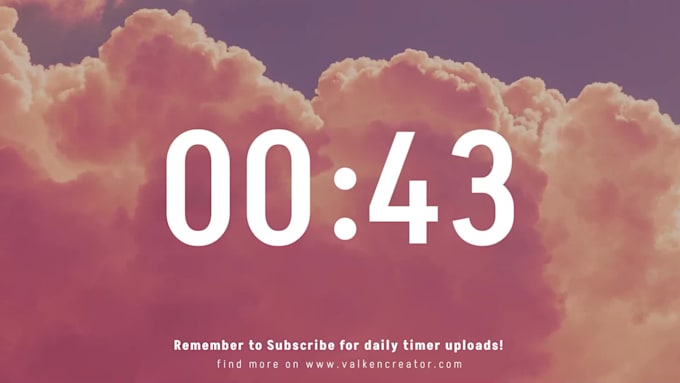 Create Your Own Countdown Timer Video By Designvalken Fiverr