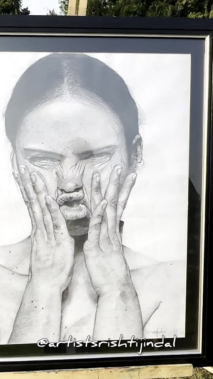 Hand draw a portrait for you by Artistsrishti | Fiverr