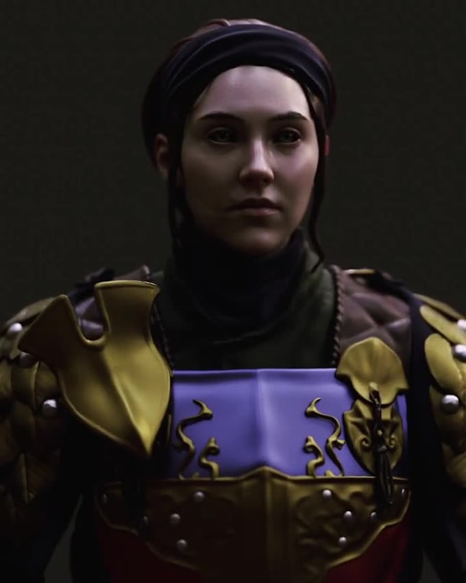 Model 3d fantasy character dnd miniature 3d metahuman ue5 rig game ...