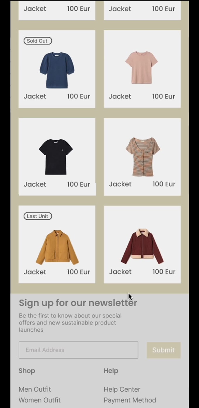 Create design for your online shop by Vitaberziunaite | Fiverr