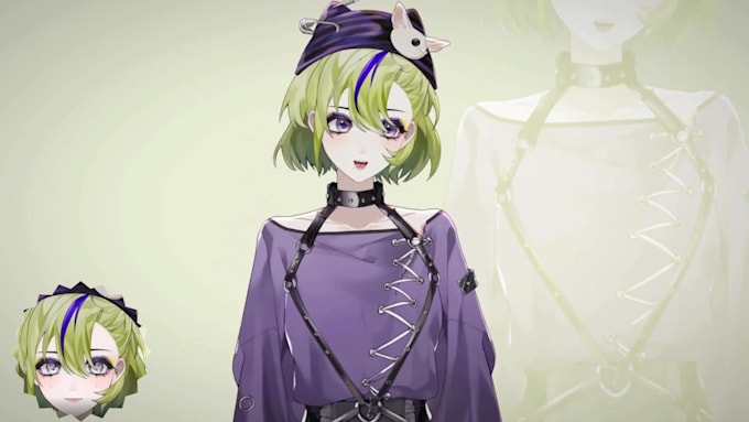 Draw and rig live 2d vtuber model, live 2d vtuber model, vtuber ...