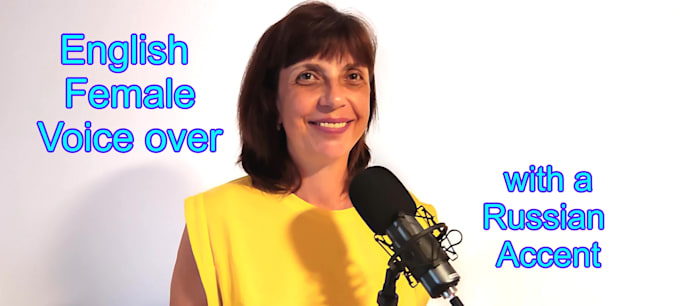 Record female voiceover in english with a slavic accent by ...