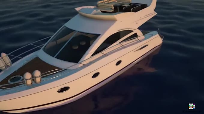 Do 3d yatch animation 3d boat animation 3d ship model 3d product animation by Lucasbrooks14 | Fiverr