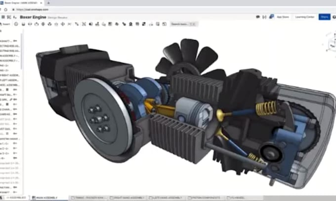 Help you in 3d modeling using autocad, solidwork and onshape by Rimsha ...