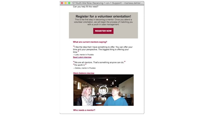 Make your email into a scrolling video and gif for portfolio or social ...