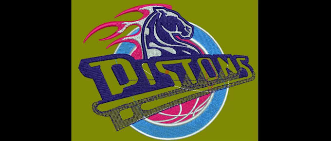 Do embroidery digitizing into digital file emb, dst, format by ...