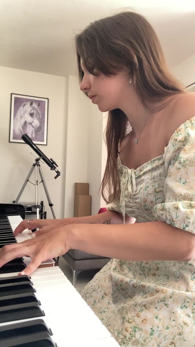 Give you piano lessons by Angelaregina | Fiverr