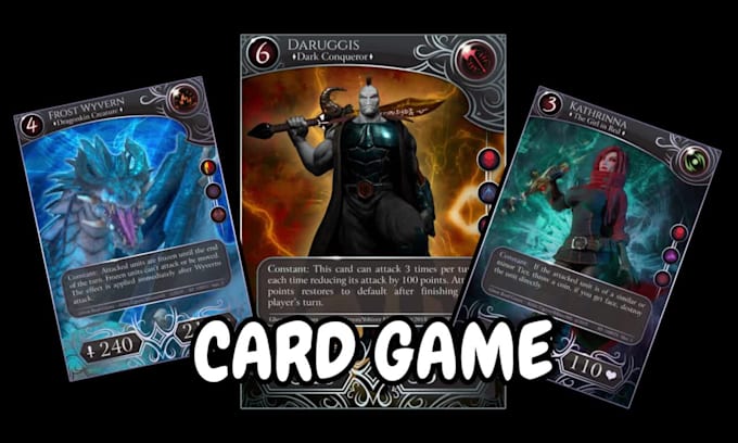 Create card game art card game design board game illustration tarot ...