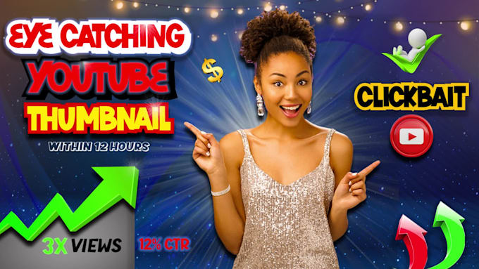 Design catchy youtube thumbnail by Justusroy | Fiverr
