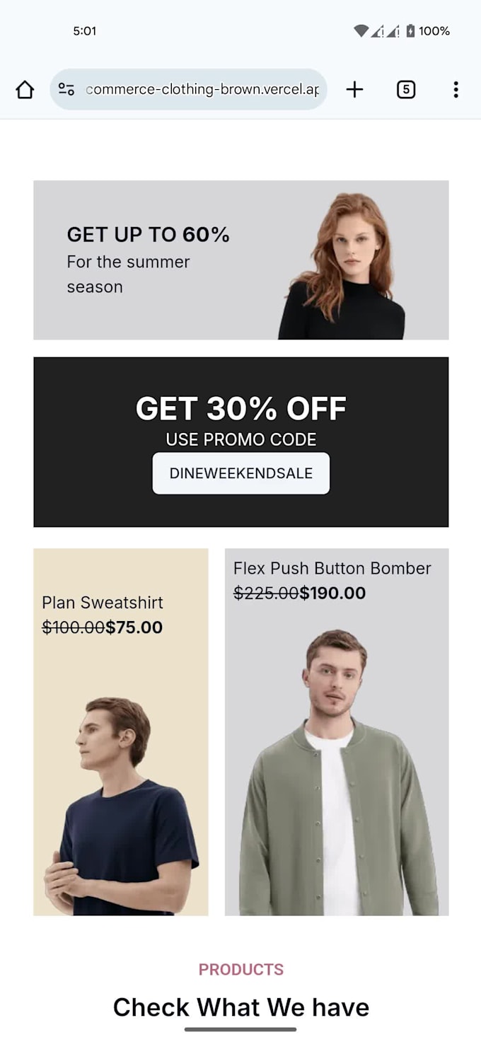 Design and develop a responsive modern website for your business