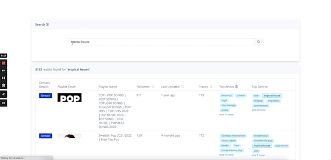 Find the most relevant playlist curators on playlistmap com by Dorsarig | Fiverr