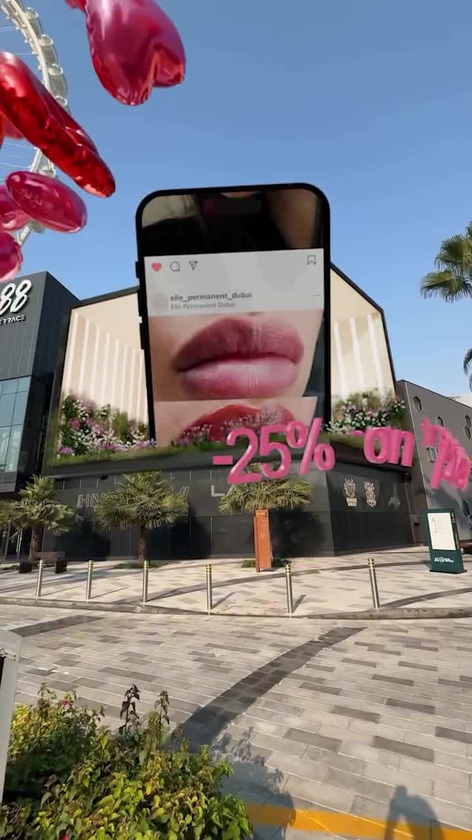 Do amazing 3d anamorphic billboard animation 3d billboard 3d cgi ...