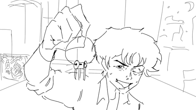 2d traditional animation cutscene animation frame by frame game ads or ...