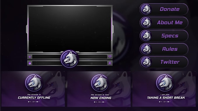 Create animated stream graphics by Tekadesigns | Fiverr