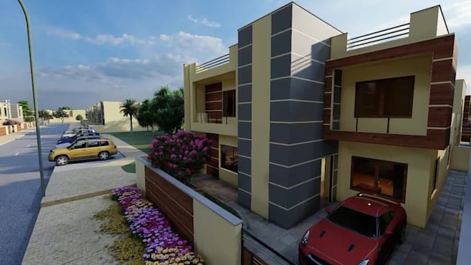 Do architectural animation walkthrough video 3d rendering by Dinukachathu | Fiverr