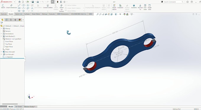 Design 2d and 3d models using solidworks by Ishaanmultani | Fiverr