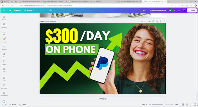 Sharing 10 youtube thumbnail canva customizable templates by ...