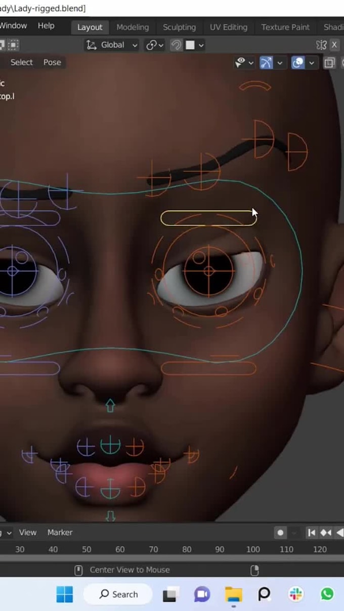 Rig your 3d character in blender or maya by Evergreenanima | Fiverr