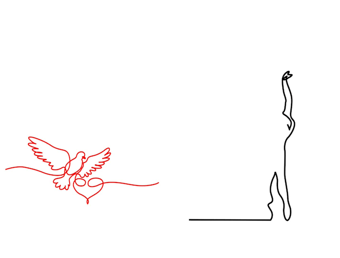 Draw clean continuous line art animations by Sandha143 | Fiverr