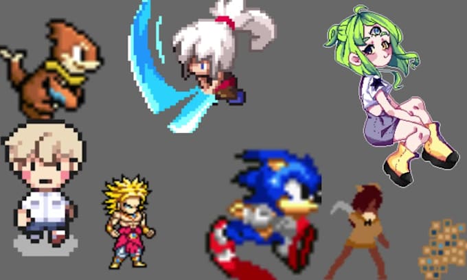 2d sprite sheet animation pixel game art rpg maker mv sprite sheet ...