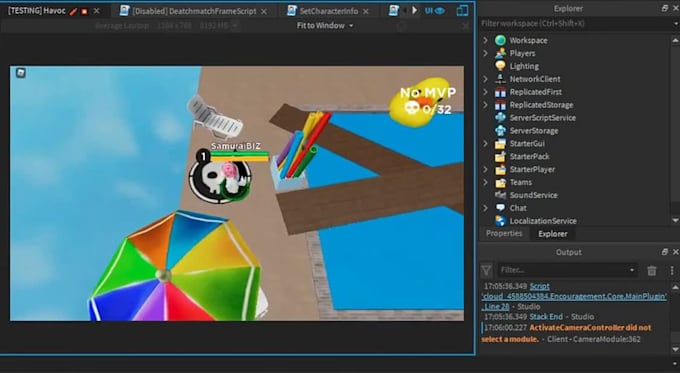 Be your roblox game scripter animate script and design map for your roblox game by Hondullas ...