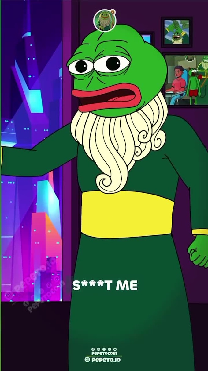 Crypto meme video solana meme video meme coin art pepe the frog wojak by Morenikeji282 | Fiverr