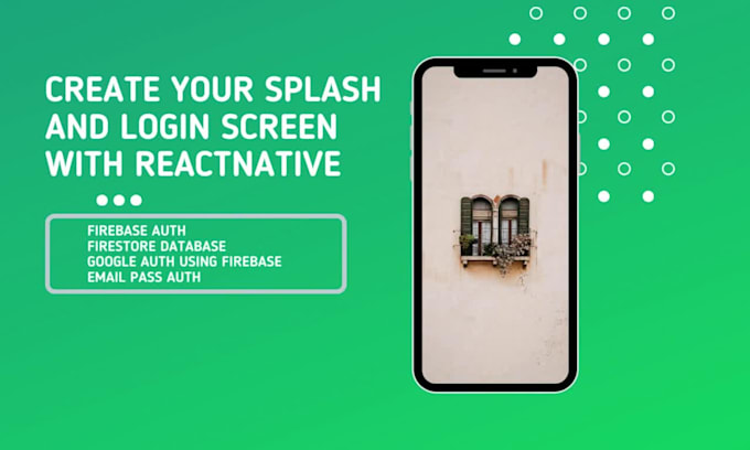 Create reactnative splash and login screen via firebase auth by Muhammadareeb79 | Fiverr