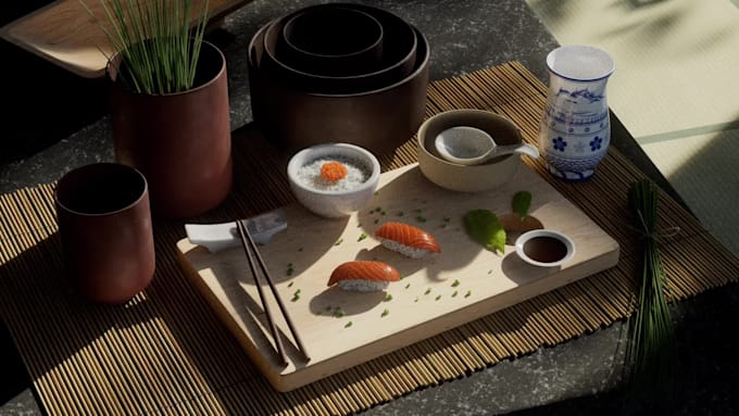 3d food animation, 3d food models and 3d renders by An_devrew | Fiverr