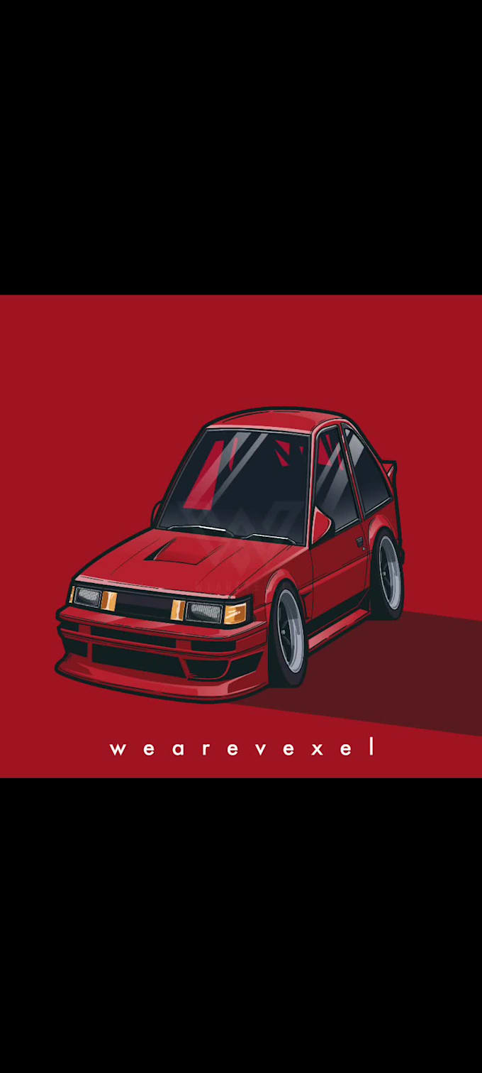 Make your car chibi style with complex details by Wearevexel | Fiverr