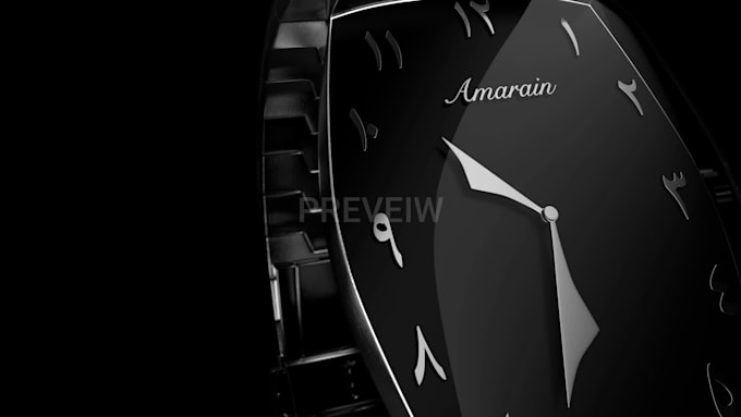 Design your watch and create 3d watch animation by Ayazqaimkhani | Fiverr