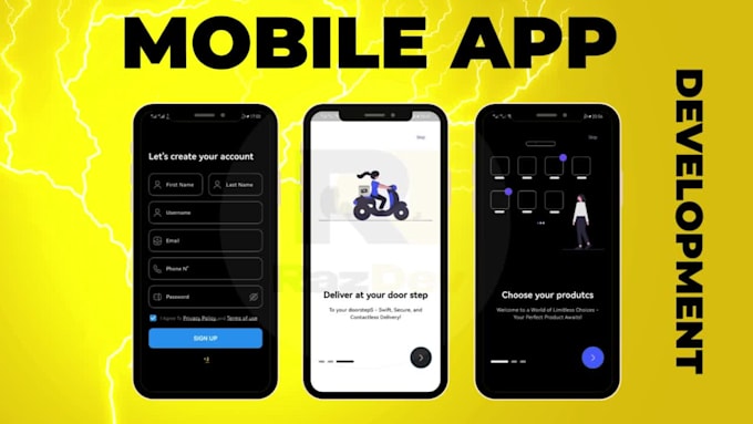 Develop your mobile app, using flutter by Raz_dev03 | Fiverr
