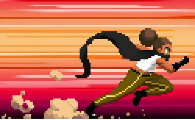 Make sprite sheet, pixel game art, 2d sprite sheet, animation, tileset ...