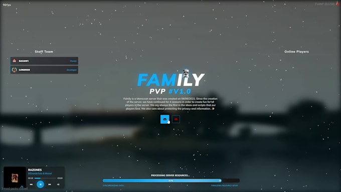 Make a professional fivem loading screen by Lorenzo_ts | Fiverr