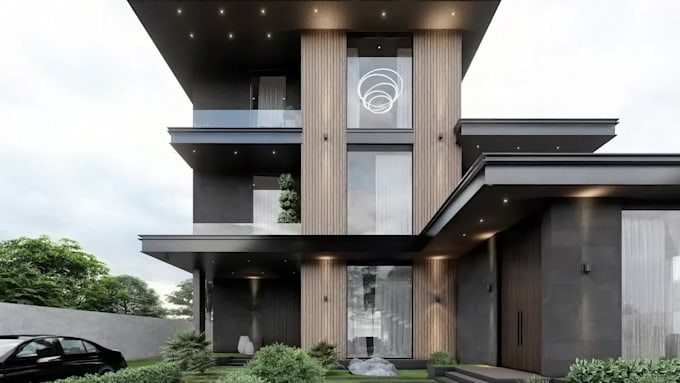 Do 3d realistic exterior renders by Architectmva | Fiverr