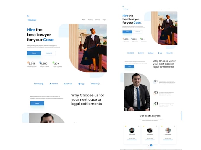 Create a modern landing page design by Fatimamin101 | Fiverr