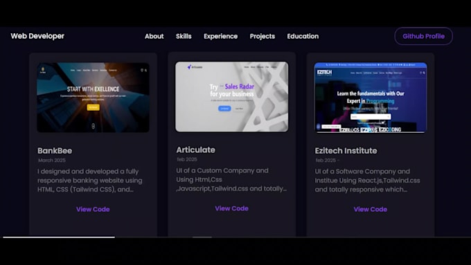 Build Websites Using Html Css Js Tailwind Or Bootstrap By Hassnikhan Fiverr